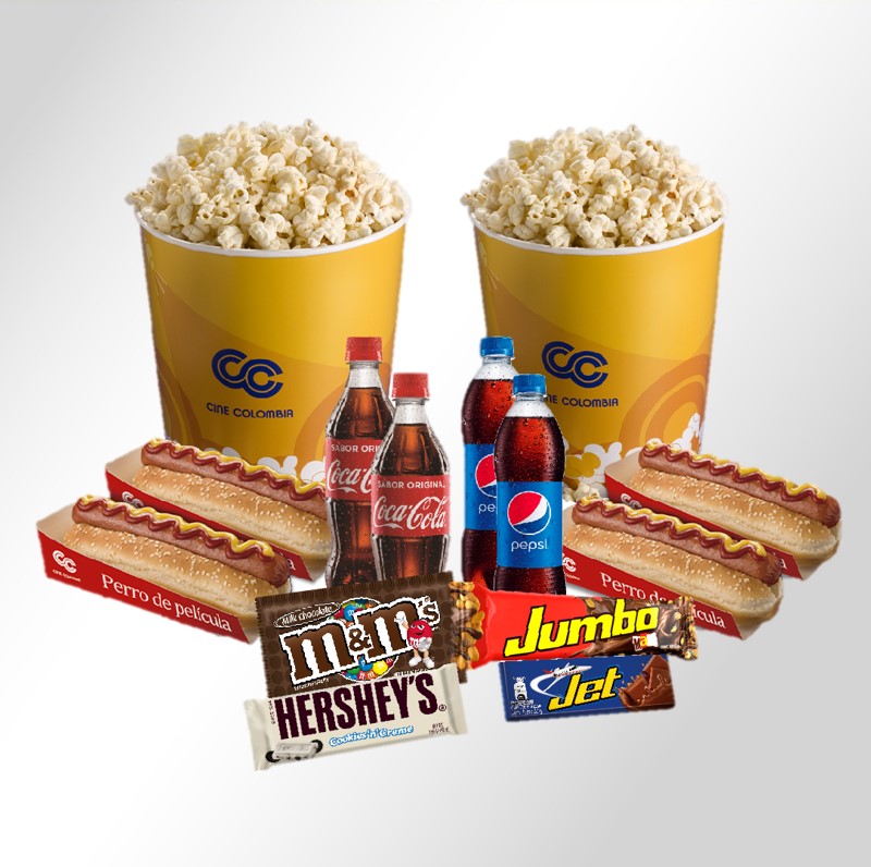 Mega Combo - - Domicilios Cine Colombia